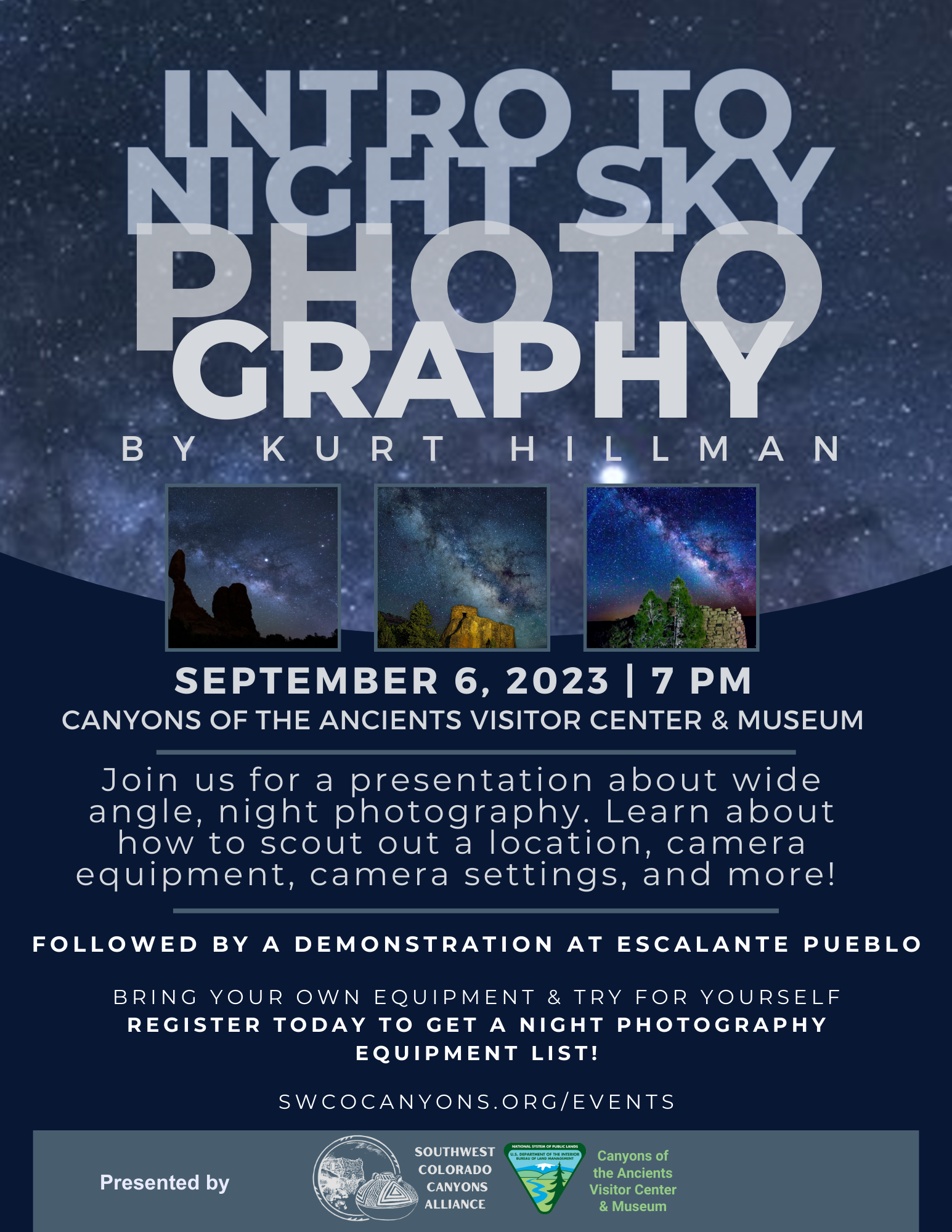 Intro to Night Sky Photography – Southwest Colorado Canyons Alliance